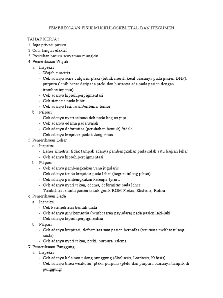 Pemfis Muskulo Integumen | PDF