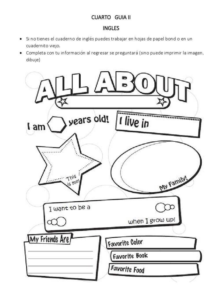 Ingles - Cuarto Grado | PDF