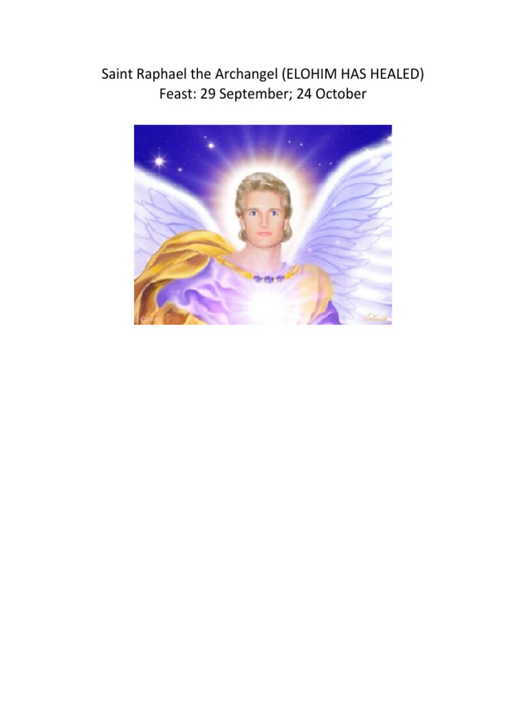 Saint Raphael The Archangel | PDF