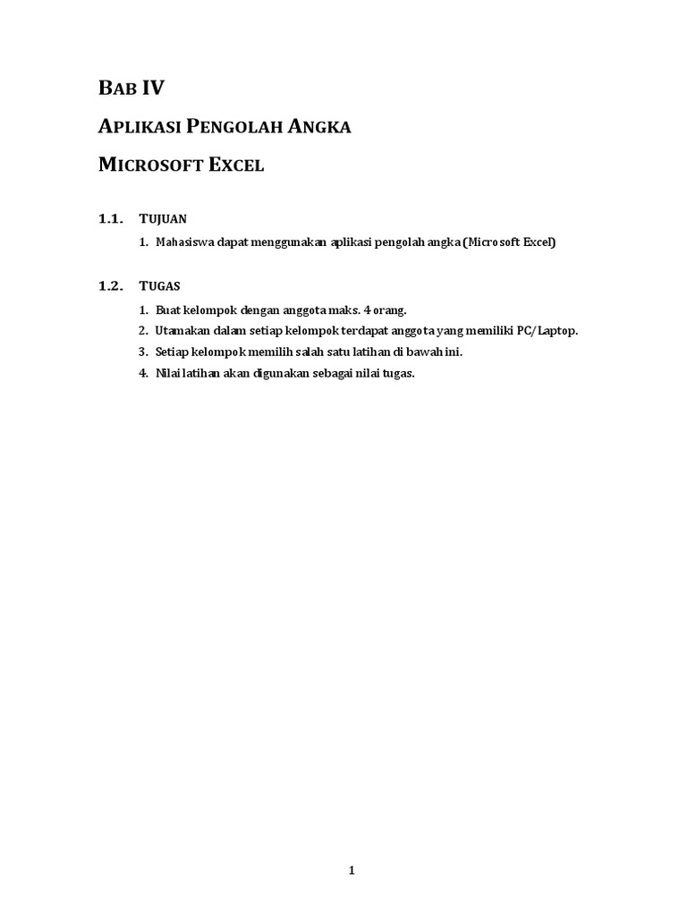 Latihan Praktikum Komputer | PDF