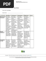 Performance Assessment Rubric | PDF | Dances | Choreography