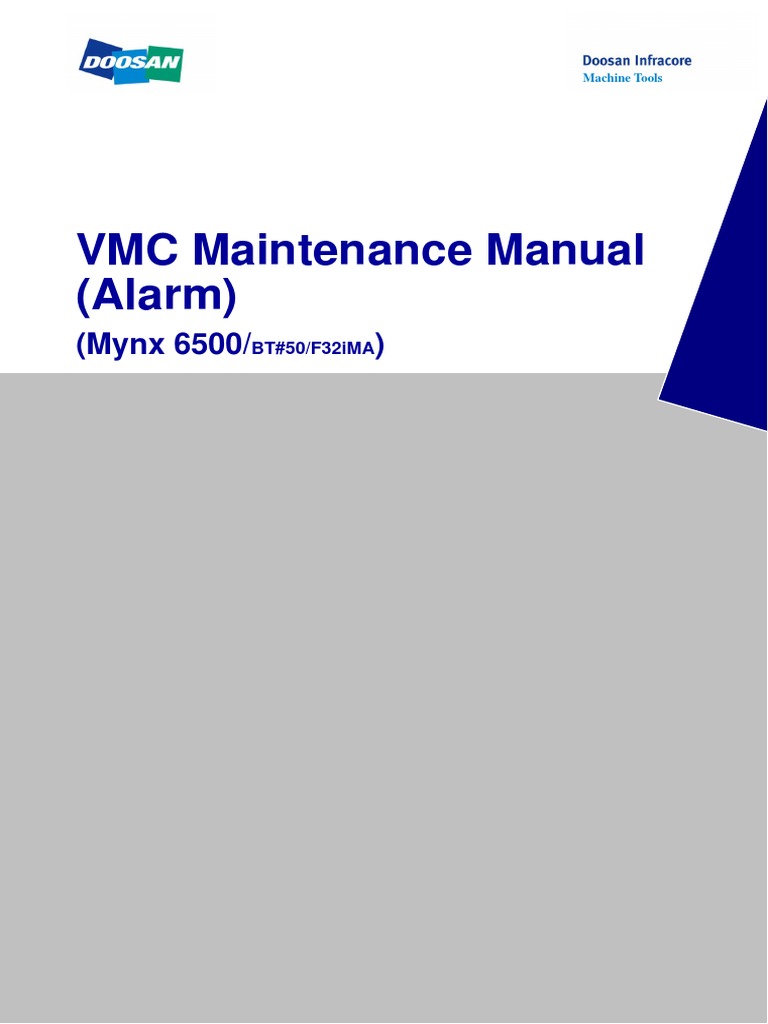 VMC Maintenance Manual (Alarm) : (Mynx 6500/) | PDF | Amplifier | Power ...