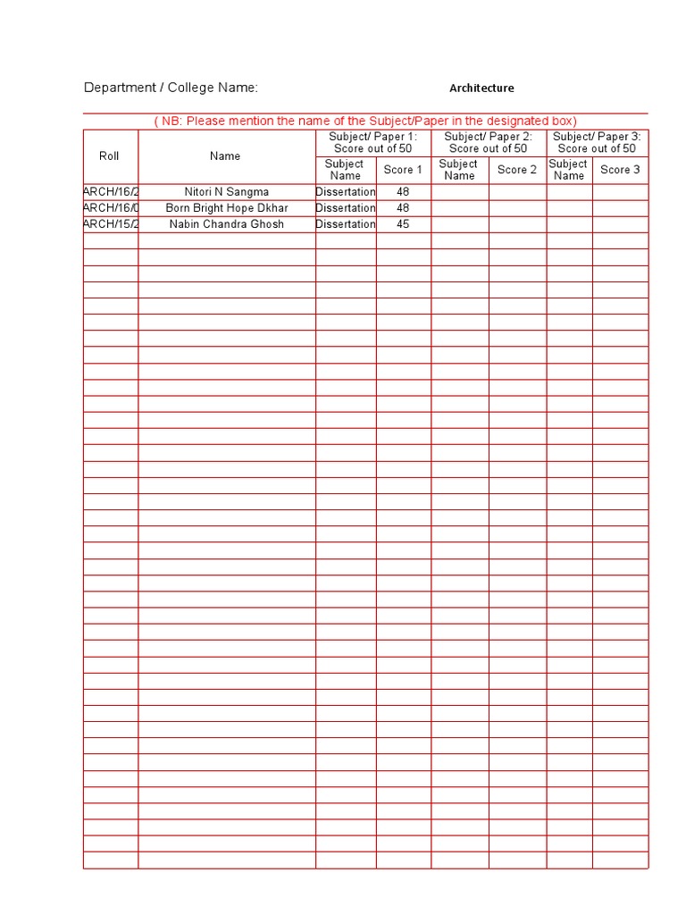 Academic Performance Review of Architecture Students' Dissertation ...