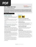 Shell Tellus S2 V 46 - Technical Data Sheet | PDF | Viscosity | Motor Oil