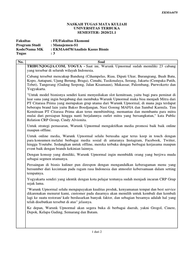 Naskah Ekma4478 Tugas3 | PDF