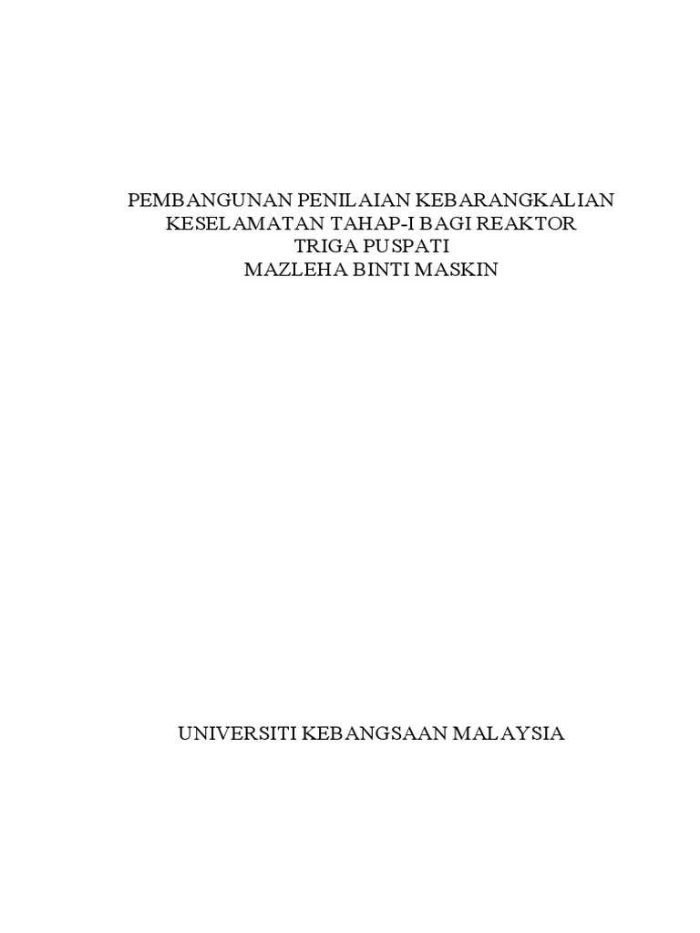 Template Tesis Gaya UKM - BM | PDF