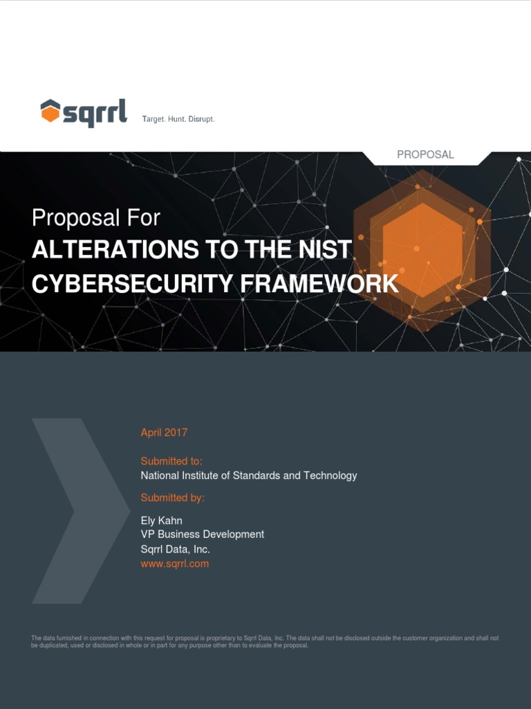 Sqrrl's Threat Hunting Framework Proposal | PDF | Threat (Computer ...