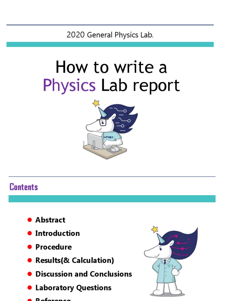 How To Write A Physics Lab Report - Revise PDF | PDF | Force | Mass