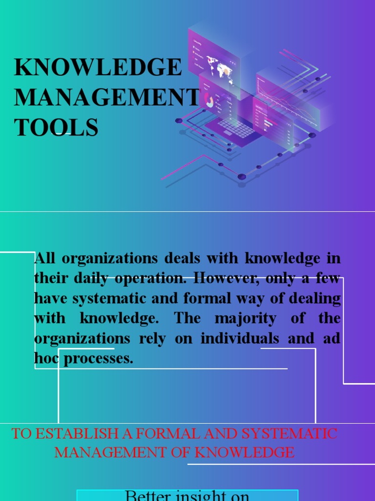 Knowledge Management Tools | PDF | Knowledge Management | Collaboration