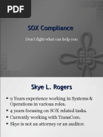 SOX Audit Types and Testing Scenarios | PDF