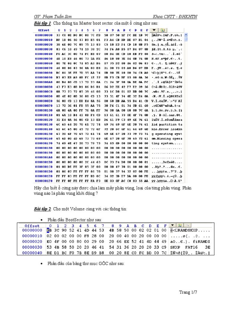 Bai Tap HTTT FAT 2013 | PDF
