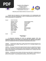 Resolution Requesting Monoblock Chairs | PDF | Government