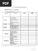 LESSON EXEMPLAR Editable Template | PDF | Educational Technology | Websites