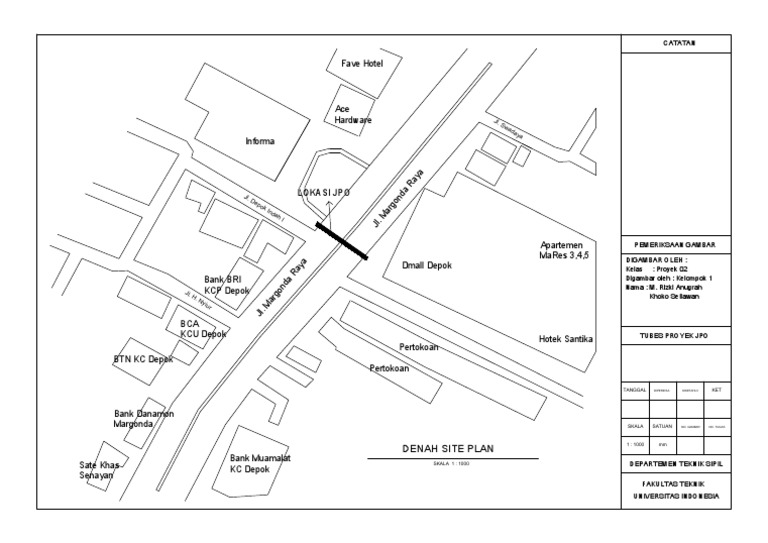 Denah Site Plan | PDF