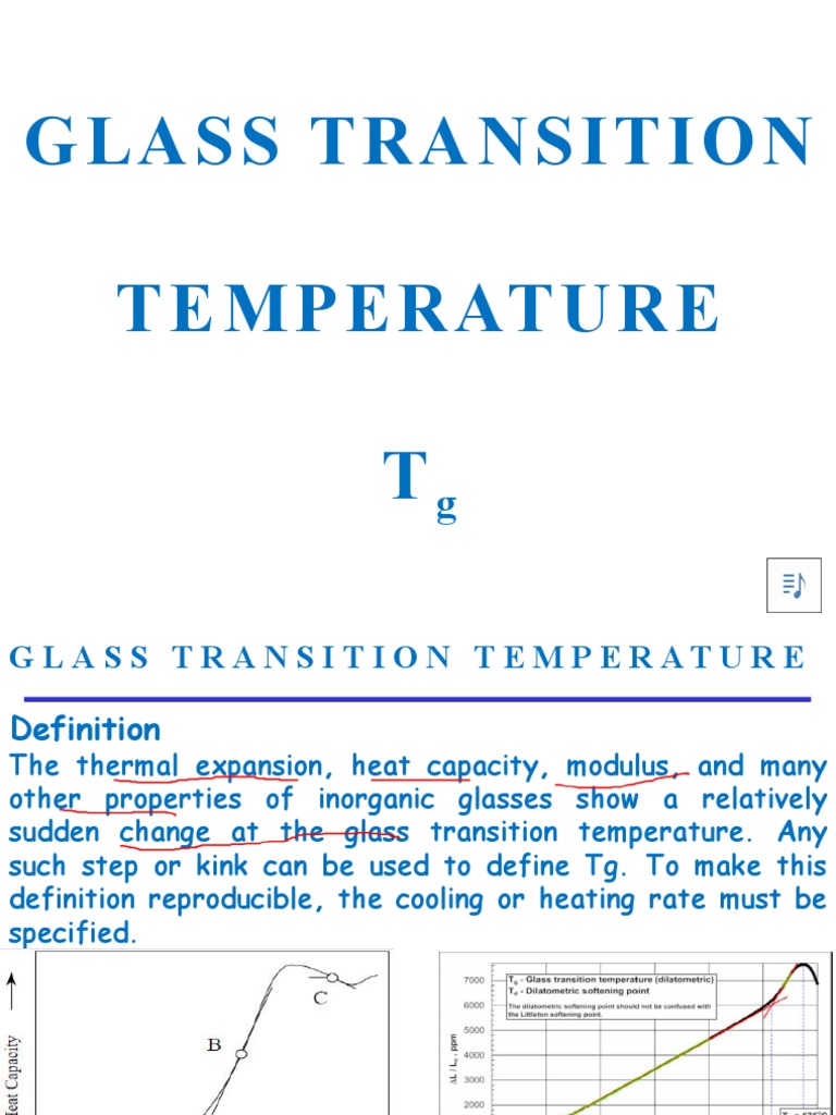 Glass Transition Temperature T | PDF | Polymers | Copolymer