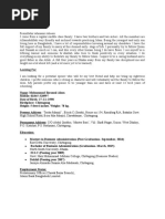 Marriage Biodata Format For A Muslim Girl | PDF | Hajj | Hijab