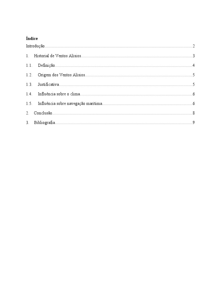 Características dos Ventos Alísios | PDF | Ferimento | Terra
