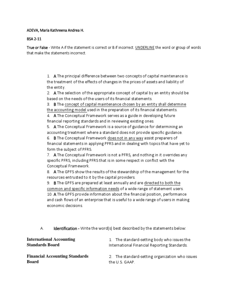 Exercises Module 2 Answers | PDF | Financial Statement | Accounting