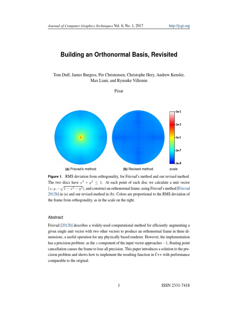 Building An Orthonormal Basis, Revisited | PDF | Basis (Linear Algebra) | Euclidean Vector