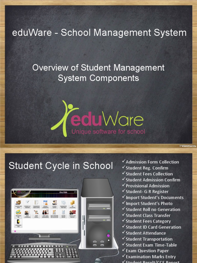 Overview of Student Management System Components | PDF | Receipt ...