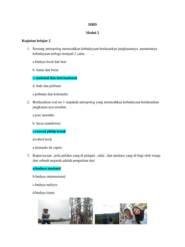Contoh Soal Isbd Univeristas Terbuka Modul 2 | PDF
