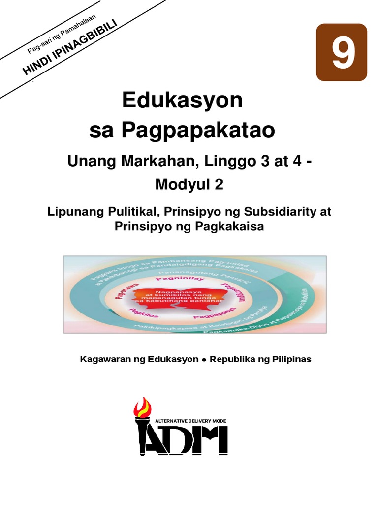 Esp 9 Week 3 and 4 | PDF