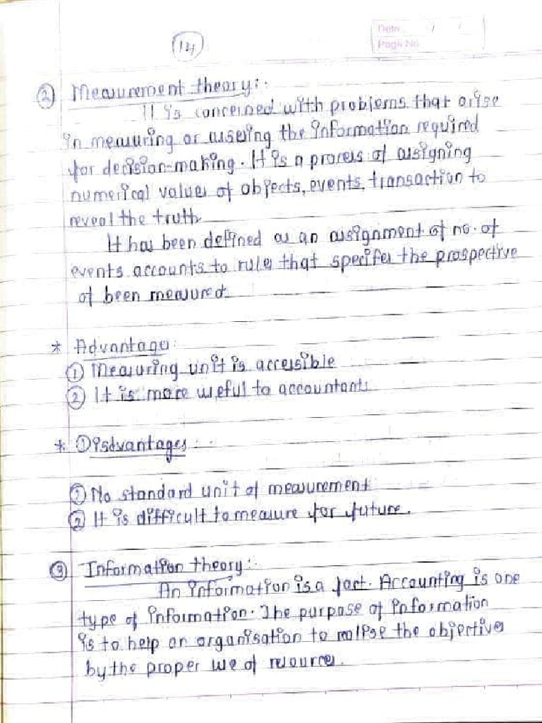 Measurement Theory | PDF