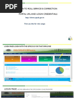 eHRMS Manual - Employee - V1.0 | PDF | Login | User (Computing)