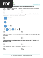Logiqids Mental Aptitude Olympiad | PDF