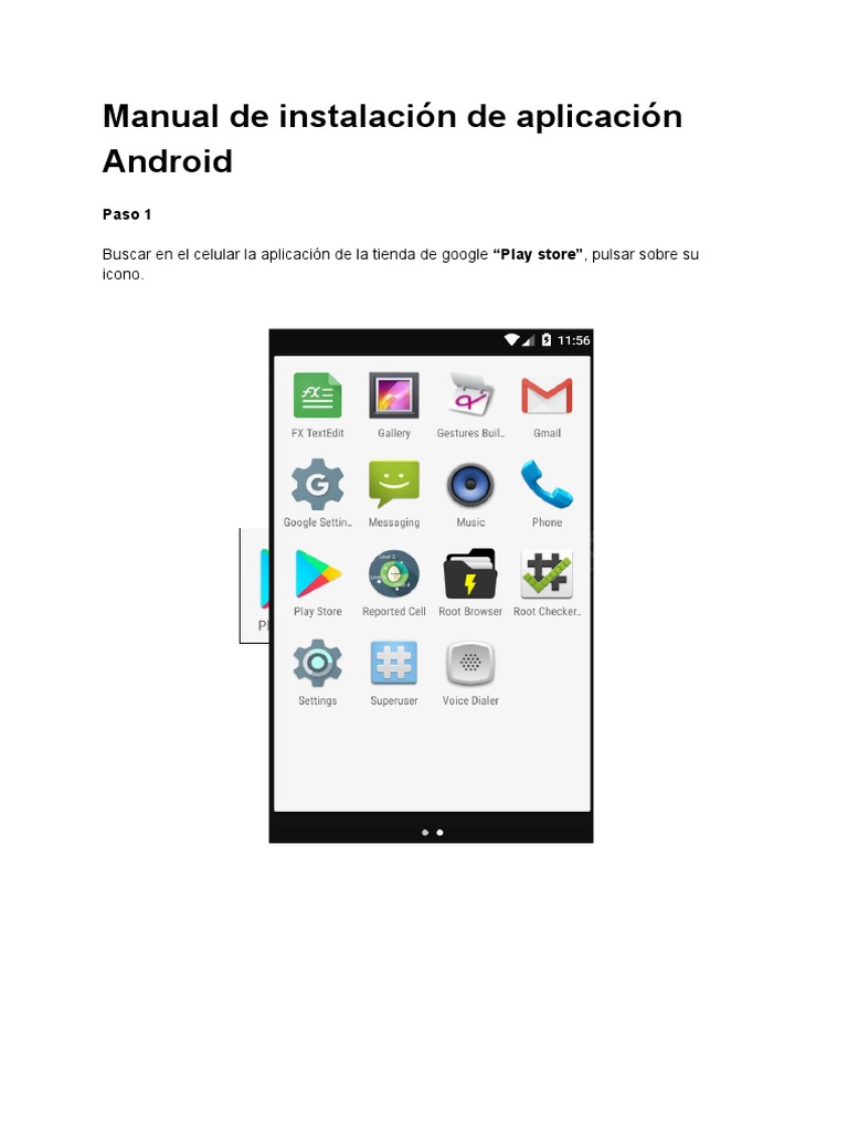 Manual de Instalación Android | PDF