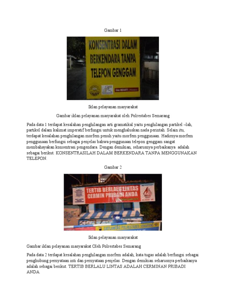 Contoh Kesalahan Iklan | PDF