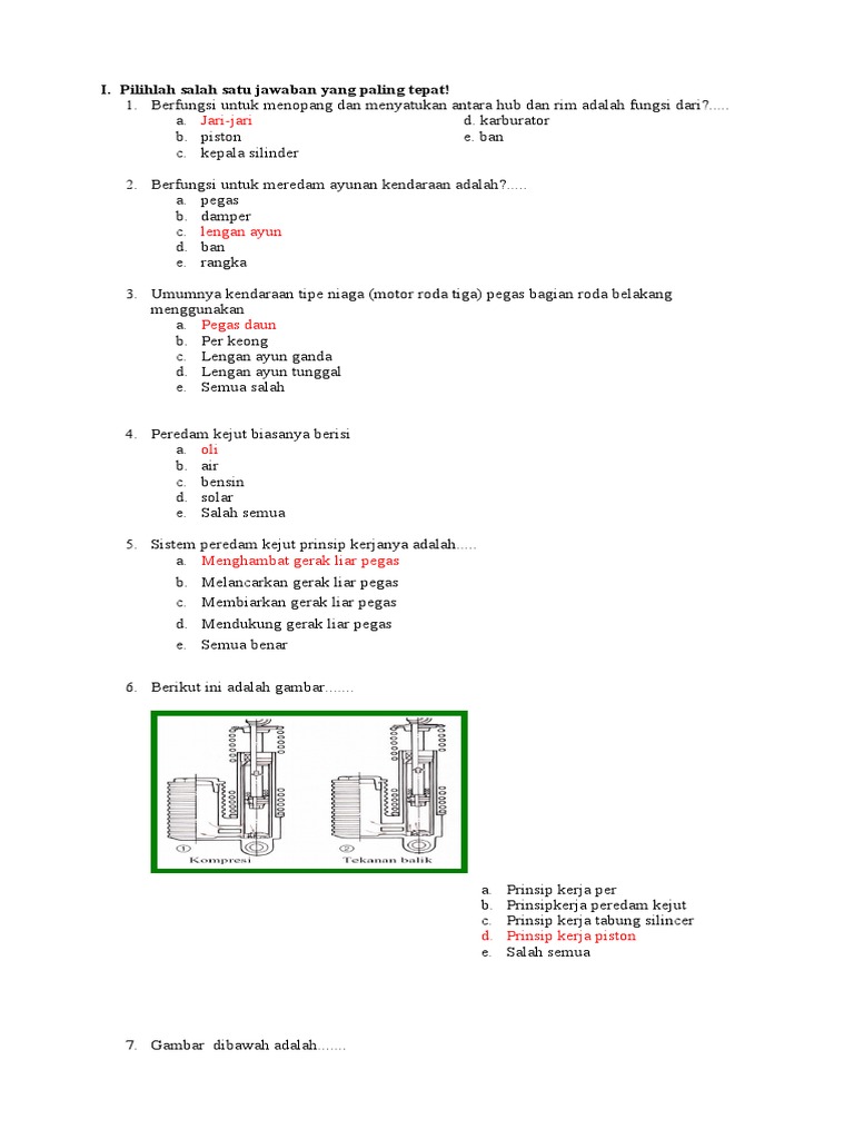 Soal Sasis Kelas XII | PDF