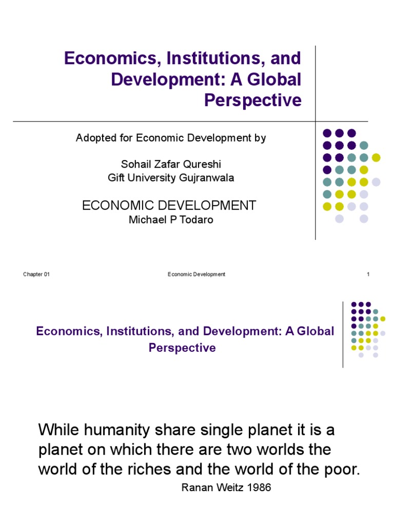 Economics, Institutions, and Development: A Global Perspective | PDF ...