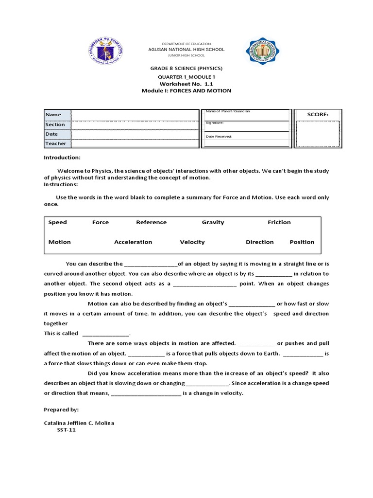 Consolidated Grade 8 Science Worksheets Excluding STE 2 | PDF | Series ...