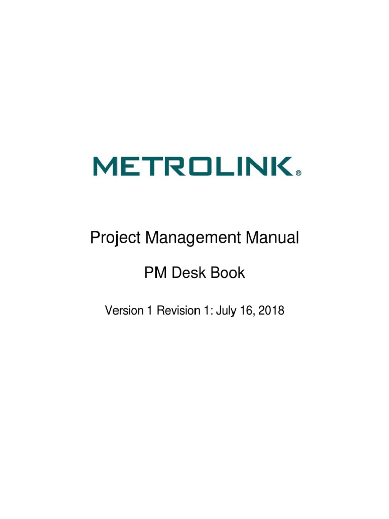 Scrra Project Management Manual PDF | PDF | Project Management | Rail ...