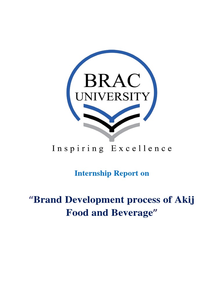 Brand Development Process of Akij Food and Beverage: Internship Report ...