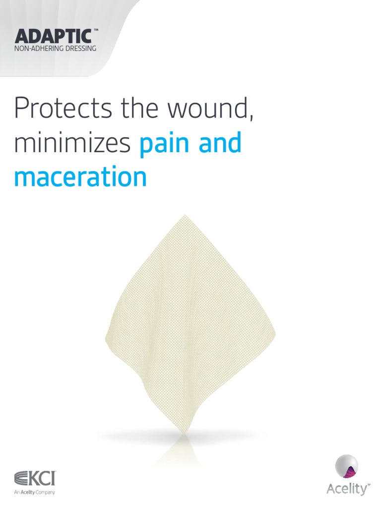 Protects The Wound, Minimizes: Pain and Maceration | PDF | Wound ...