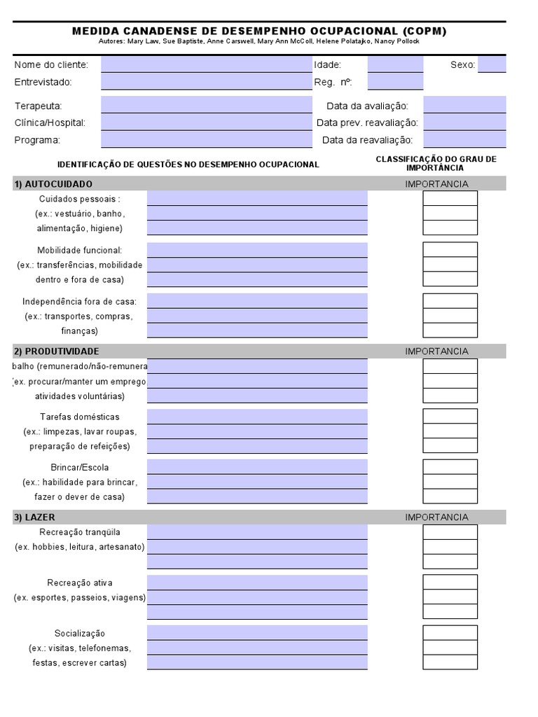 COPM | PDF | Lazer | Roupas