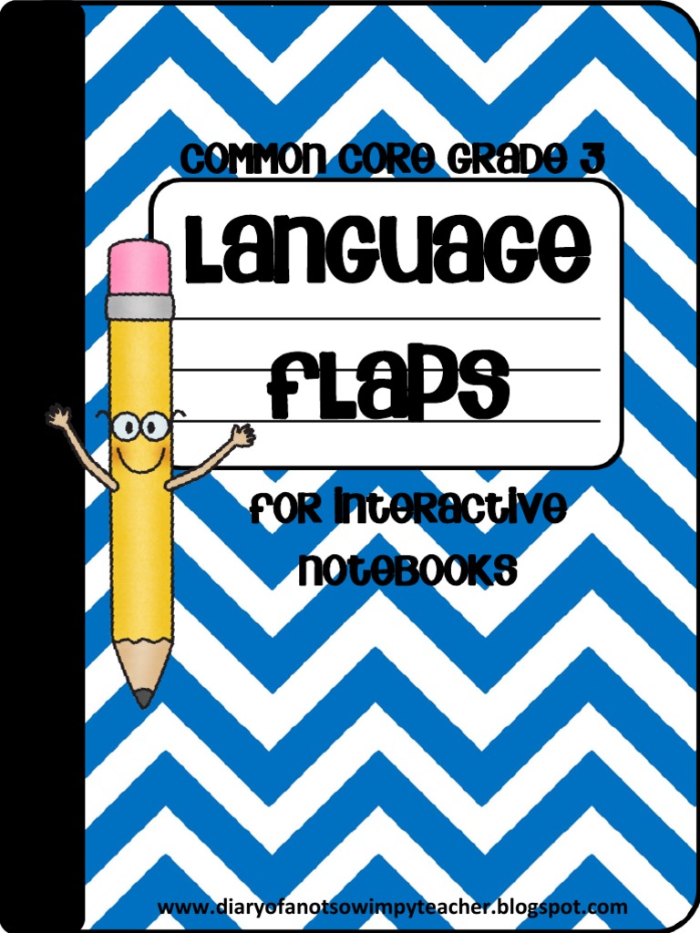 Common Core Grade 3: Language Flaps | PDF | Verb | Grammatical Number