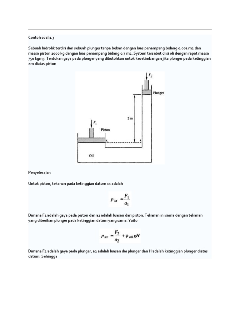 Contoh Soal 1 Mekflu | PDF