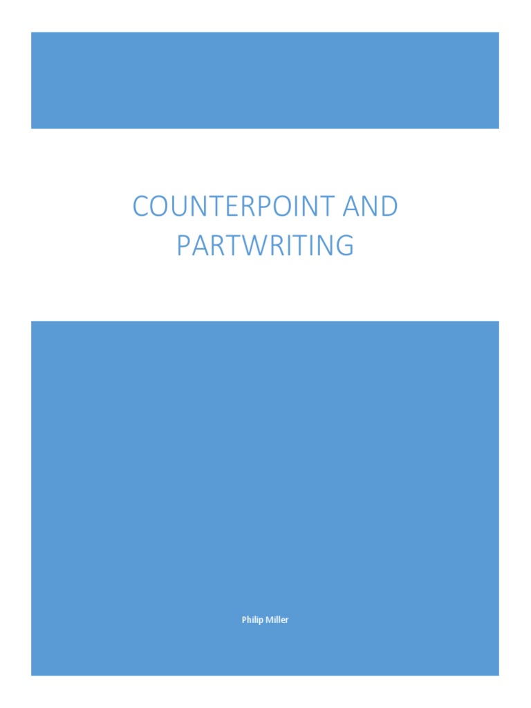 Exercises For Counterpoint and Part Writ PDF | PDF | Chord (Music ...