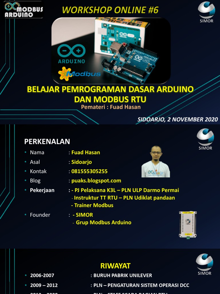 Belajar Arduino & Modbus RTU | PDF | Teknologi & Rekayasa