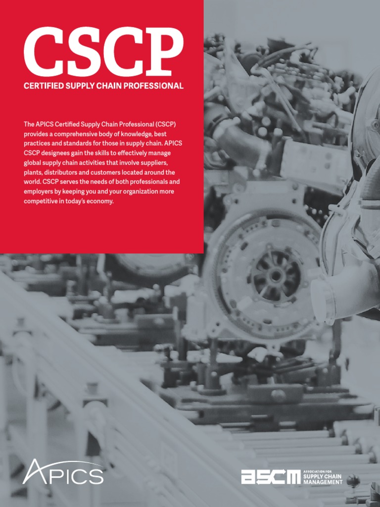 CSCP Brochure 2020 | PDF | Supply Chain | Test (Assessment)