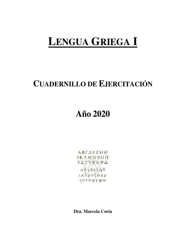 LGI-Cuadernillo de Ejercitación 2020 PDF | PDF | Adjetivo | Plural