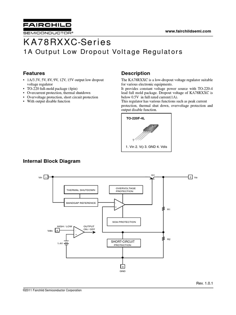 ON - Semiconductor KA78R05CTU Datasheet PDF | PDF | Electricity ...