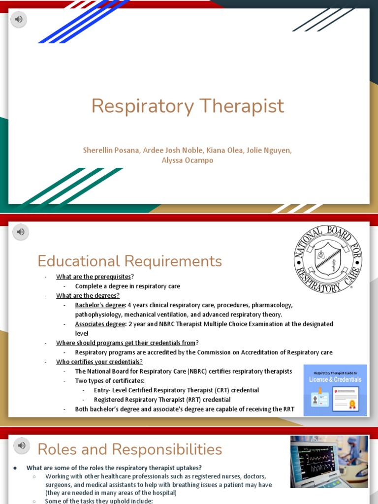 Collaborative Practice Presentation - Respiratory Therapist | PDF ...
