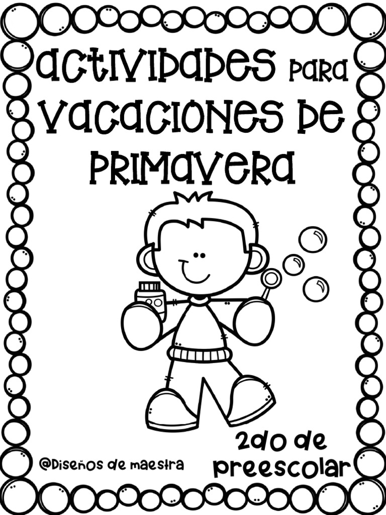 Actividades de Primavera Preescolar | PDF | Ocio