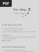 Essential Sleep Tips for Teens | PDF | Sleep | Adolescence