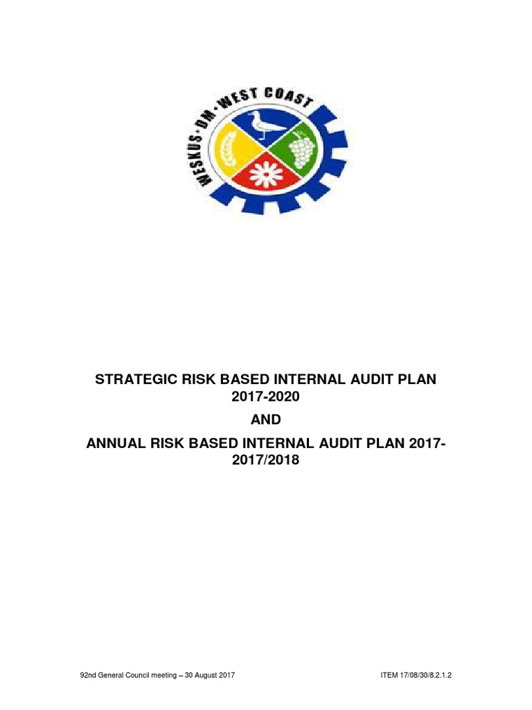 Strategic and Annual Internal Audit Plan 2017 2020 1 | PDF | Internal ...