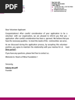 Affiliation Sample Letter 2 | PDF